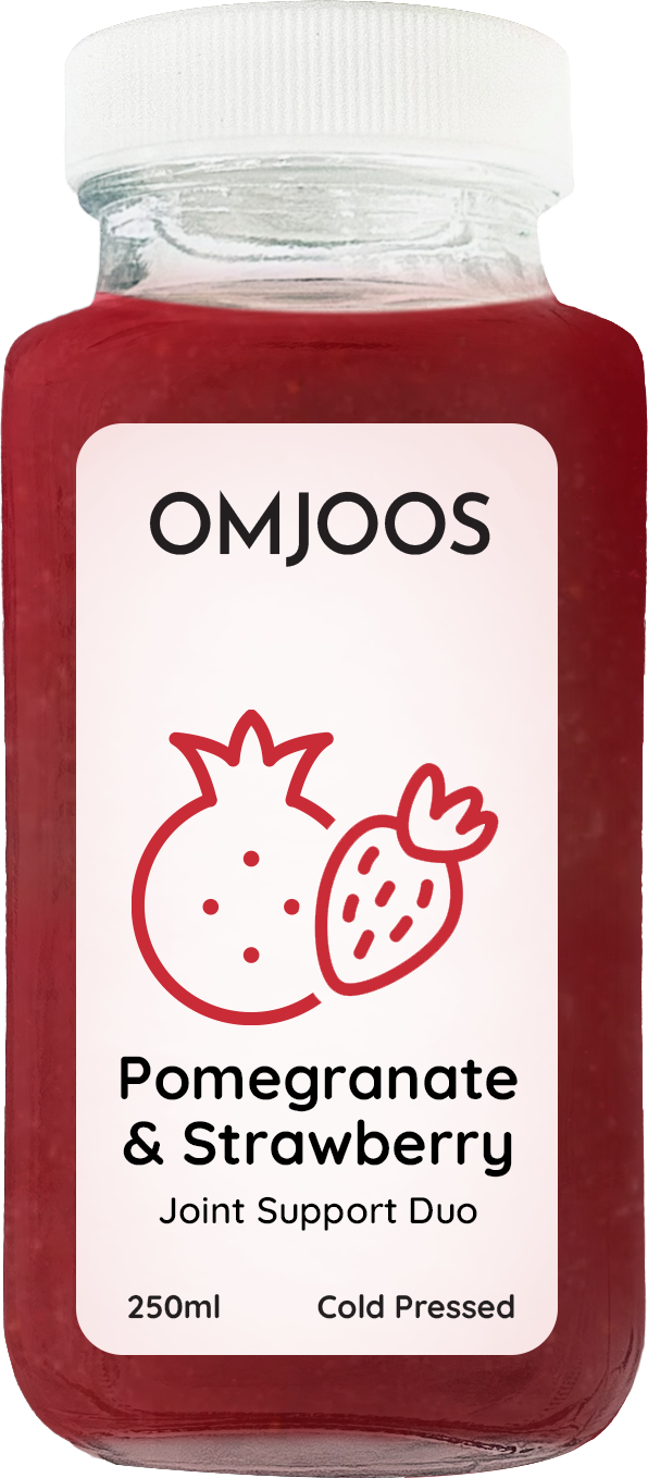 Buy Fresh Natural Cold Pressed Pomegranate Juice for Glowing Skin | OMJOOS